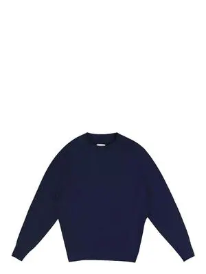 Aimé Leon Dore Embroidered Crew Neck Sweater - Blue