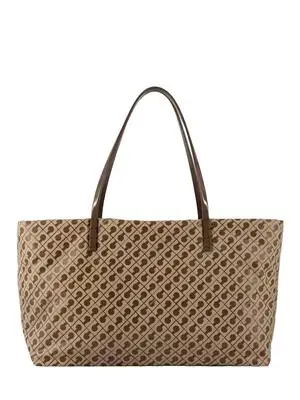 GHERARDINI Monogram Print Tote Bag - Neutrals