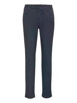 BARMAS Straight-leg Five-pocket Trousers - Blue
