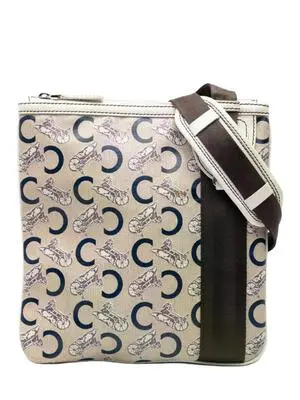 Celine 2006 C Carriage Coated Canvas Crossbody Bag - Neutrals