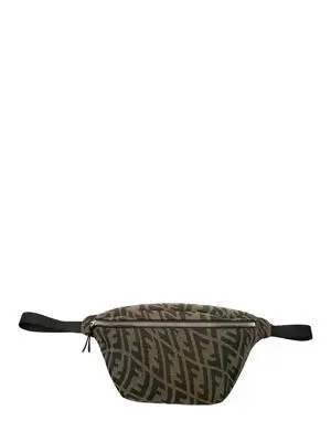 Fendi Zucchino Canvas Belt Bag - Neutrals