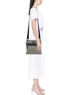 Gucci Gg Supreme Canvas Crossbody Bag - Neutrals
