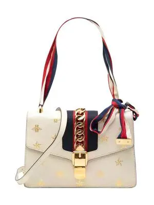 Gucci Sylvie Satchel - White