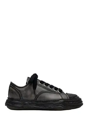Mihara Yasuhiro Peterson Leather Low-top Sneakers - Grey