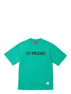 Supreme Ss26 Greek S/s T-shirt 'aqua - Pine