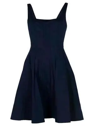 Staud Wells Mini Dress - Blue