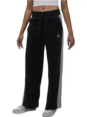 JORDAN Flight Velour Pants - Black/white