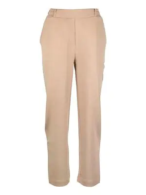OWN Straight-leg Trousers With Elasticated Waistband - Neutrals