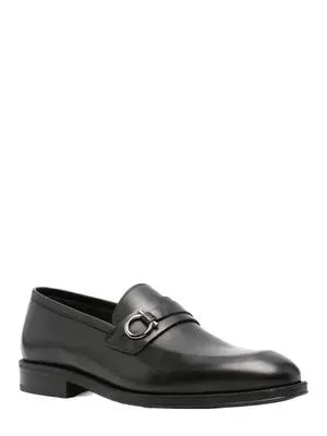 JOHN HARRISON Leather Loafers - Black