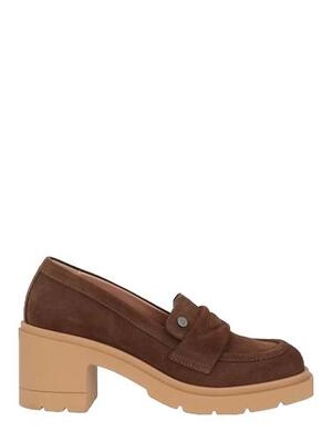 POLLINI Loafers Size Leather - Camel
