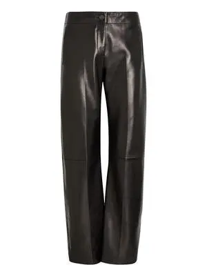 Khaite Mita Straight-leg Trousers - Black