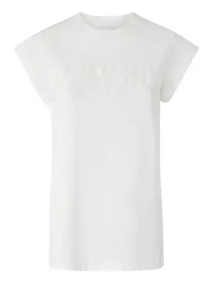 Pinko Lover Logo Print T-shirt - White