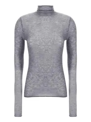 Pinko Moss Turtleneck Sweater - Grey
