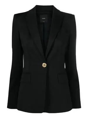 Pinko Signum Single-breasted Blazer - Black