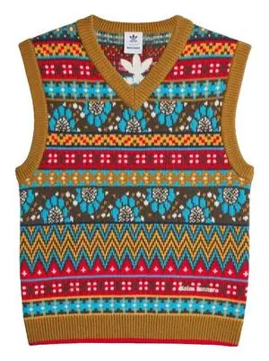 ADIDAS X WALES B ONNER Sleeveless Knitted Vest - Multi-color