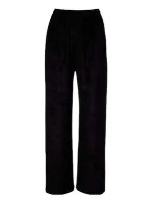 Balenciaga High-rise Wide-leg Pants - Black