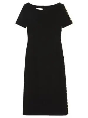GUCCI Gucci Short-Sleeved Dress With Zip Detail