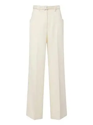 Gabriela Hearst Silk And Wool Wide-leg Pants - White