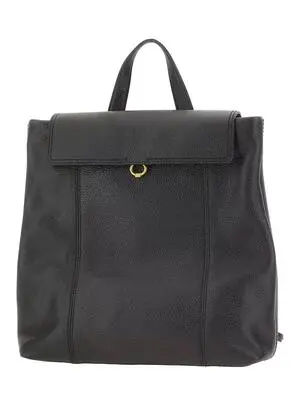 GIANNI CHIARINI Vicky Hammered Leather Backpack - Black