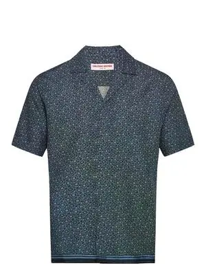 Orlebar Brown Geometric-print Shirt - Blue