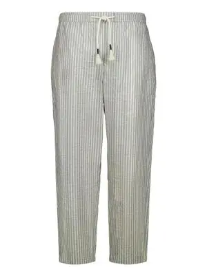 Orlebar Brown Sonoran Seersucker-stripe Trousers - Grey