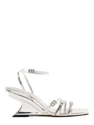SOULIERS MARTINEZ Eden Wedge Sandals - Grey
