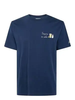 MC2 SAINT BARTH T-shirt Cotone Blu "portofino Sale Tequila - Blue