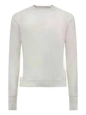 Eleventy Wool Raglan Sleeve V-neck Sweater - Neutrals