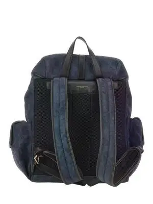GIANNI CHIARINI Berlino Suede Backpack - Blue
