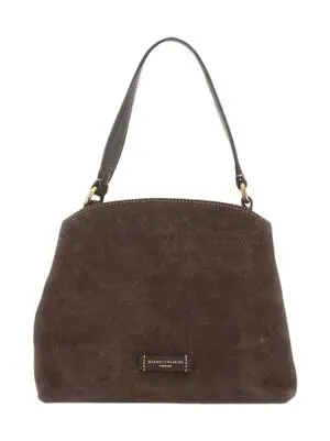 GIANNI CHIARINI Fiona Suede Tote Bag - Brown