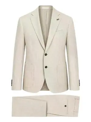 BOB Notched-lapel Single-breasted Suit - Neutrals
