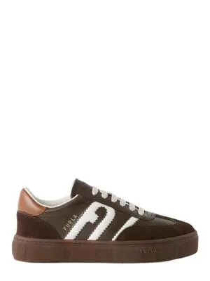 Furla Allegra Panelled Sneakers - Brown