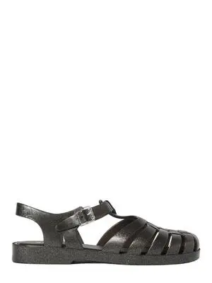 Melissa Glitter Pvc Fisherman Sandals - Black