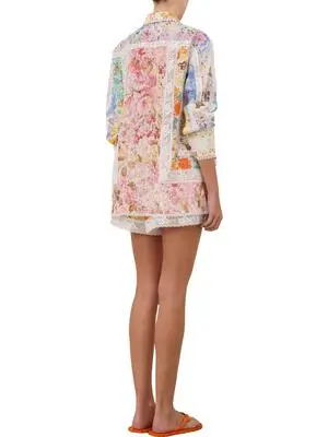 ZIMMERMANN Zimmermann Solstice Spliced Short With Lace Trim
