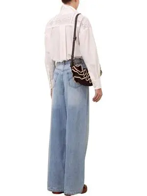 Zimmermann Sundance Embroidered Shirt - Ivory
