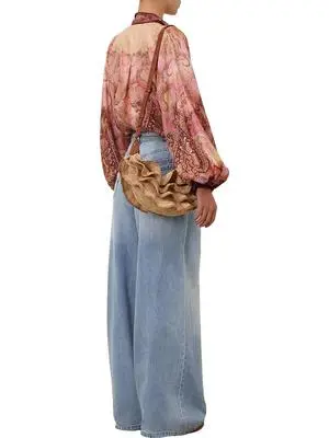 Zimmermann Sundance Blouse - Fuchsia Tapestry