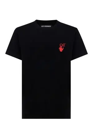 Off-White Starred Arrow Slim Tee - Black