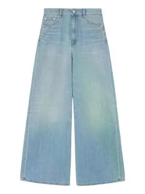 GANNI Mari Wide-leg Jeans - Blue