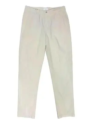 Boglioli Cotton Herringbone Trousers - Neutrals