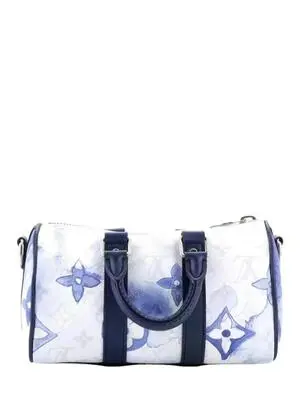 LOUIS VUITTON Keepall Bandoulière Xs Monogram Watercolor Canvas Bag - Blue