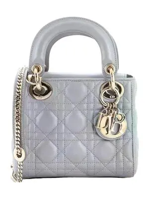 Dior Lady Chain Bag - Grey