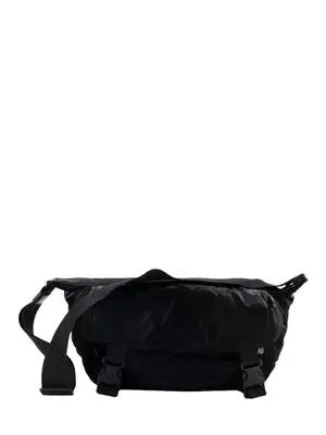 Saint Laurent Logo Canvas Belt Bag - Black