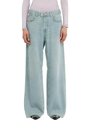 DIESEL® 1996 D-si̇re Relaxed Low Waist Wide Leg Jeans - Blue