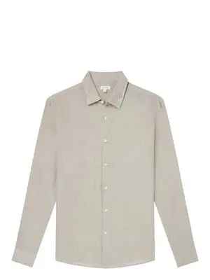 Sunspel Linen Shirt - Neutrals