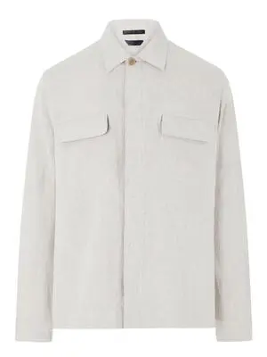 Sunspel Linen Overshirt - Neutrals