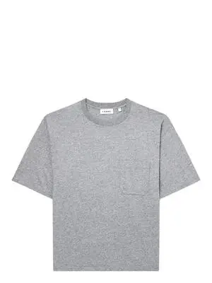 FRAME Cotton-jersey T-shirt - Gray