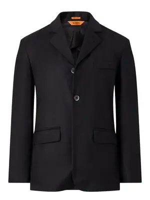 Barena Venezia Twill Wool-blend Blazer - Black