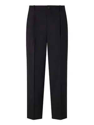 FRAME Tropical Virgin Wool Trousers - Black