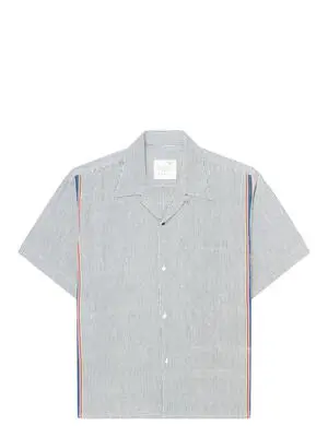 KARDO Rohit Convertible-collar Cotton Shirt - Gray