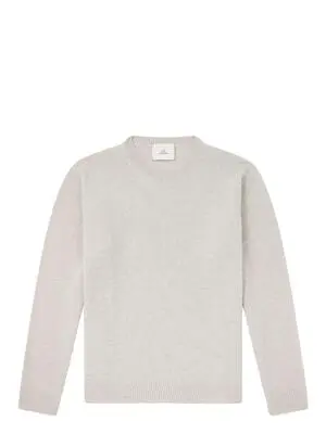 THE ELDER STATESMAN Hand-knitted Cashmere Sweater - Beige